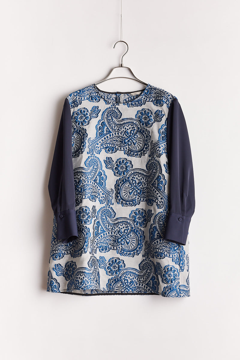 Paisley cut Jacquard top – Stella Ciffon